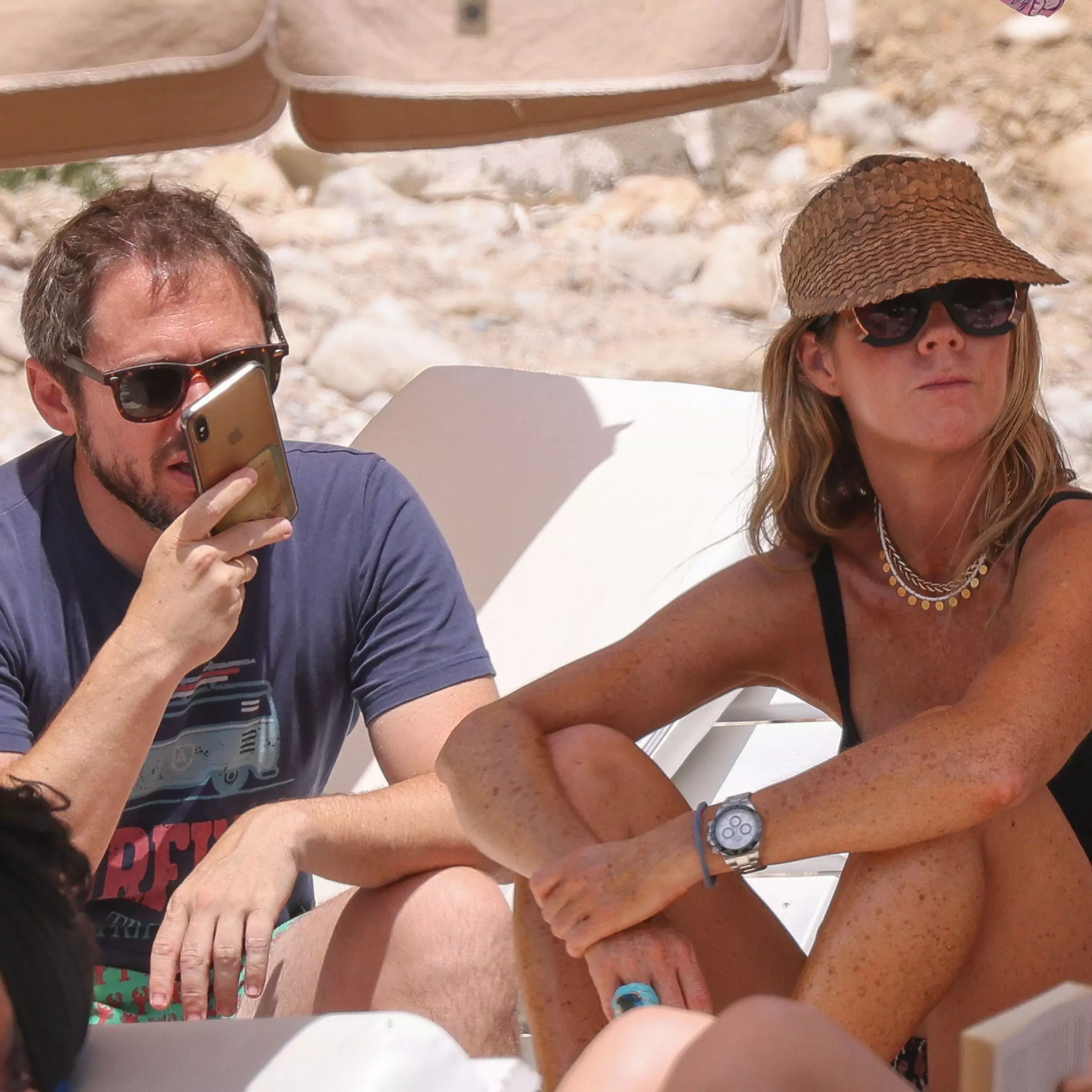 Amelia Bono and Manuel Martos, in Ibiza after their reconciliation