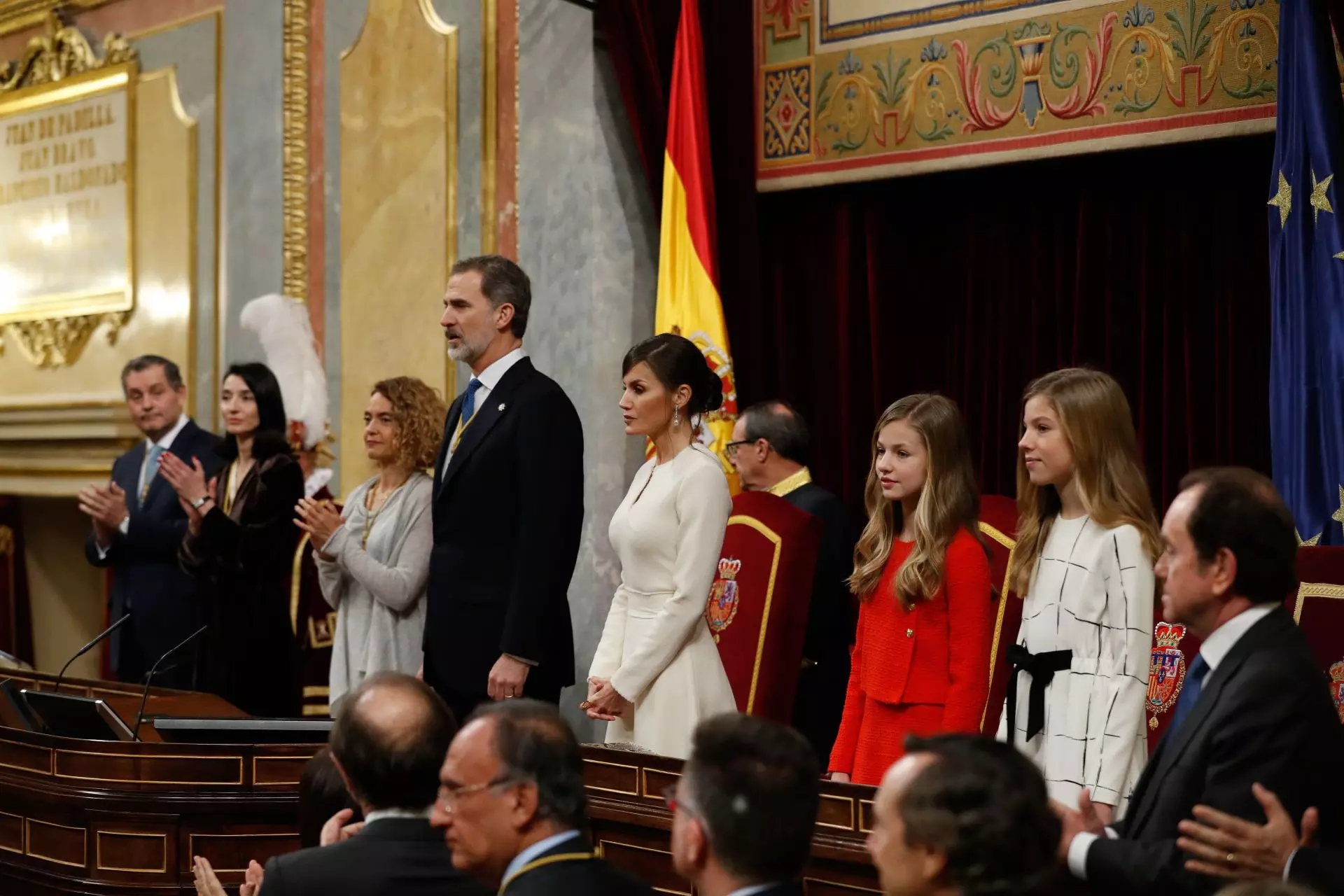 Kraljevi s infantama na otvaranju zakonodavnog tijela