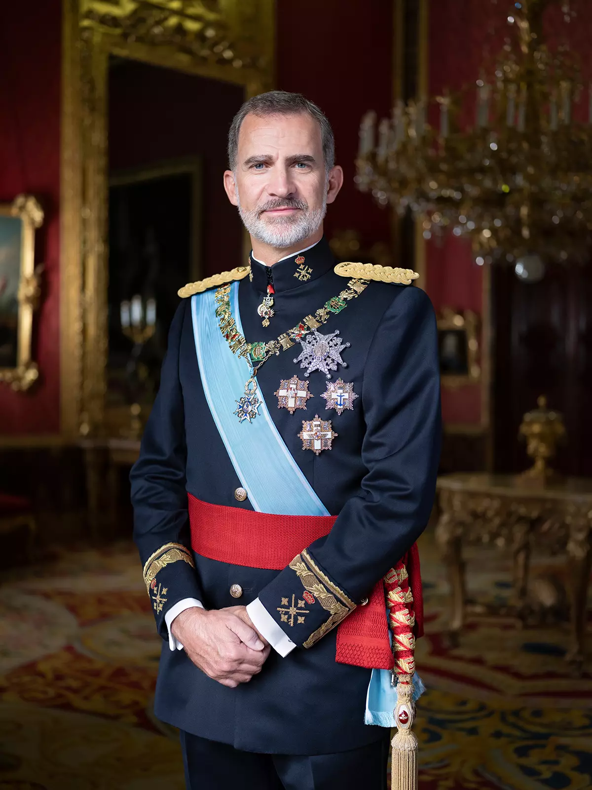 באַאַמטער פּאָזע פון מלך Felipe VI