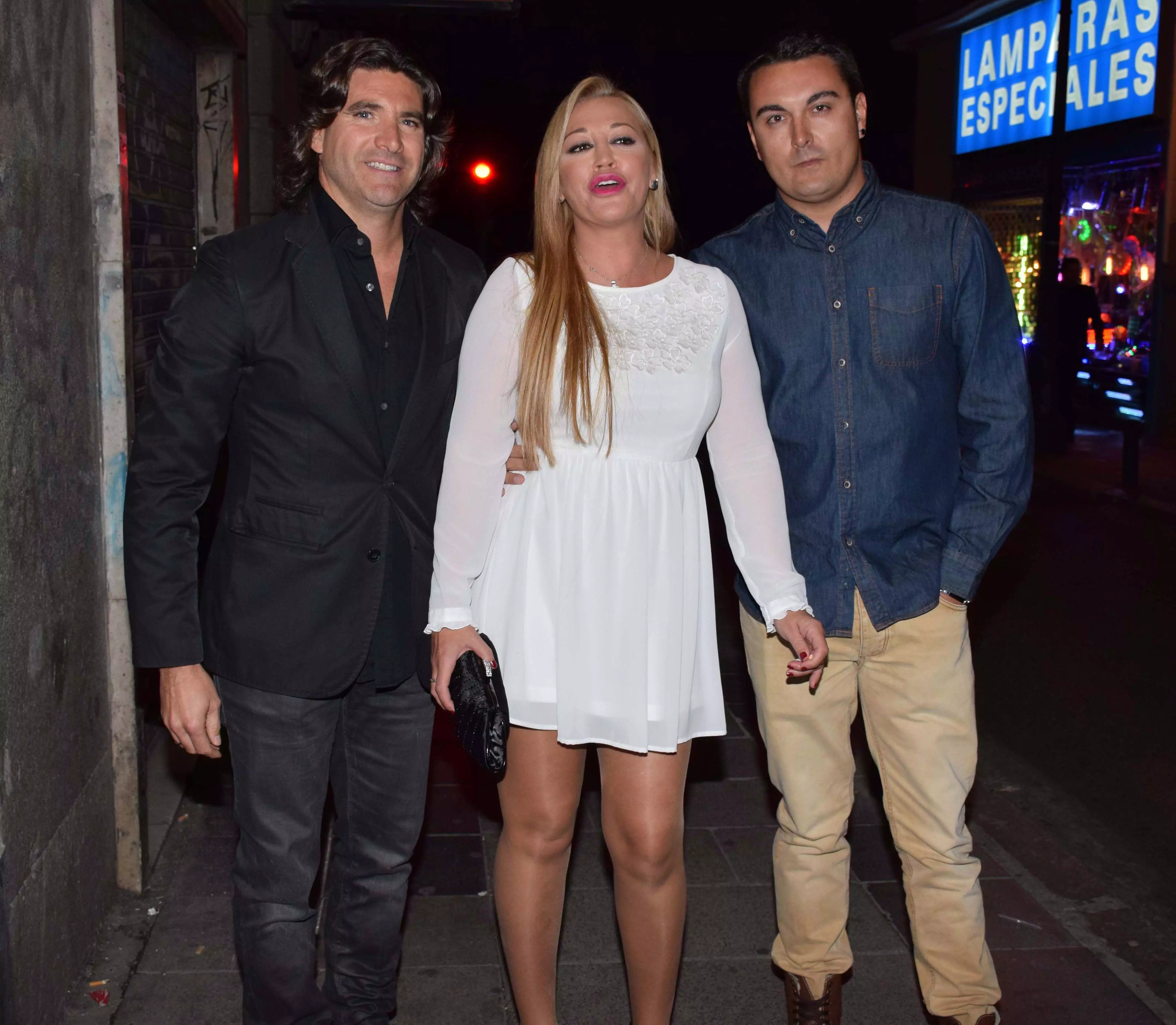 Toño Sanchis, Belen Esteban, sareng Miguel Marcos.