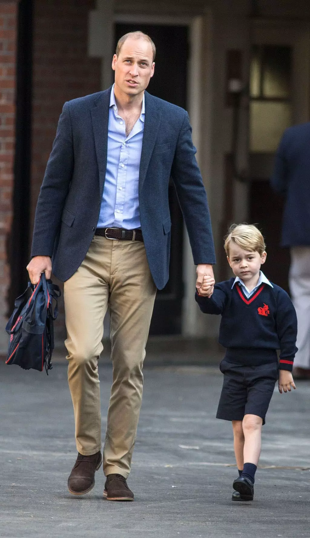 Prince George of Cambridge goes to school