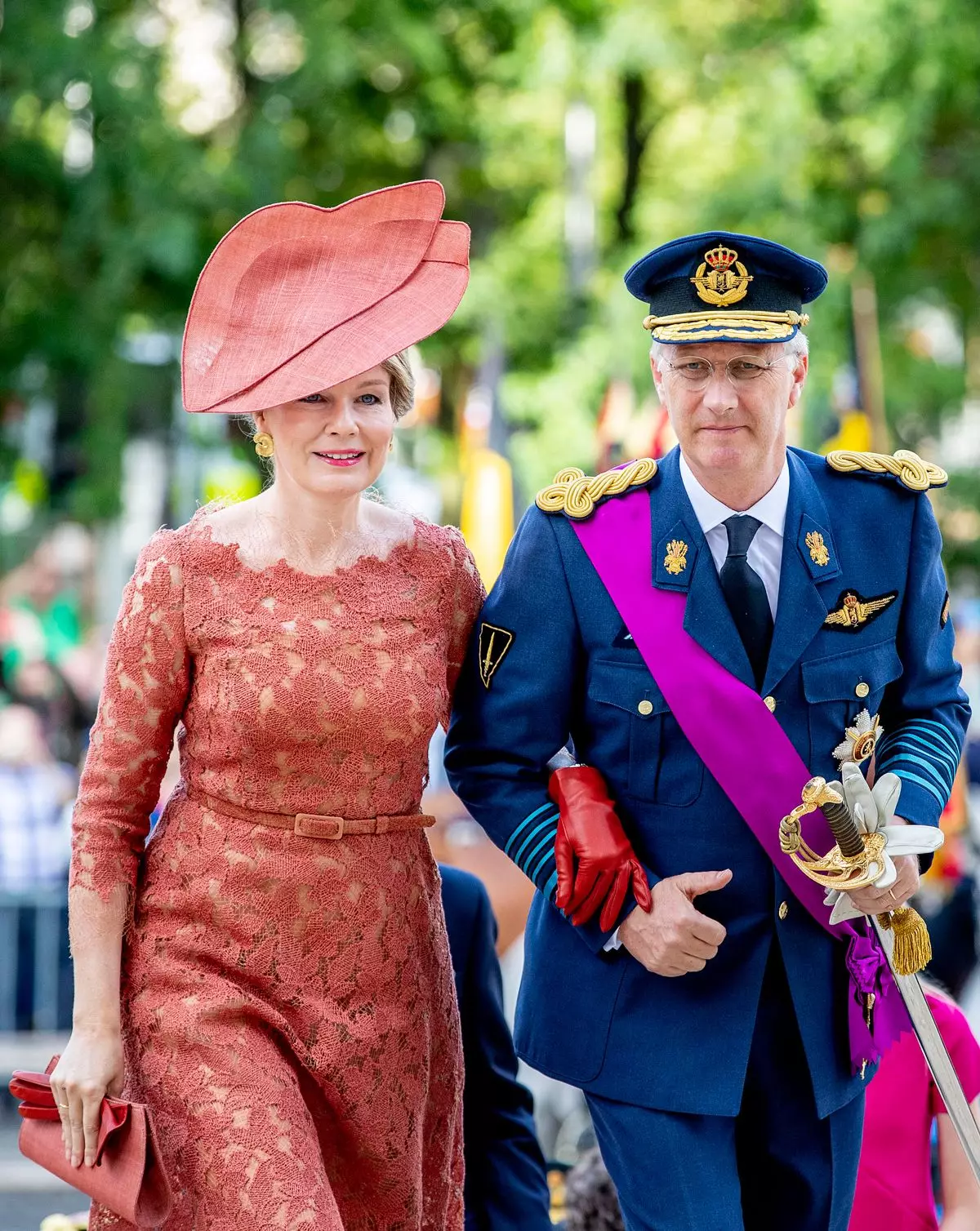 Belgiýanyň şalary, Belgiýanyň milli güni, Belgiýanyň şalary Milli güni belleýärler, Belgiýanyň şalary alty ýyllyk hökümdarlygyny belleýärler, Belgiýanyň şalary Milli güni belleýär, Belgiýanyň Felipe we Matilde tagtynda alty ýyl belleýär , Şazada iselizaweta, şazada Gabriel, şazada Manuel, şazada Elonore