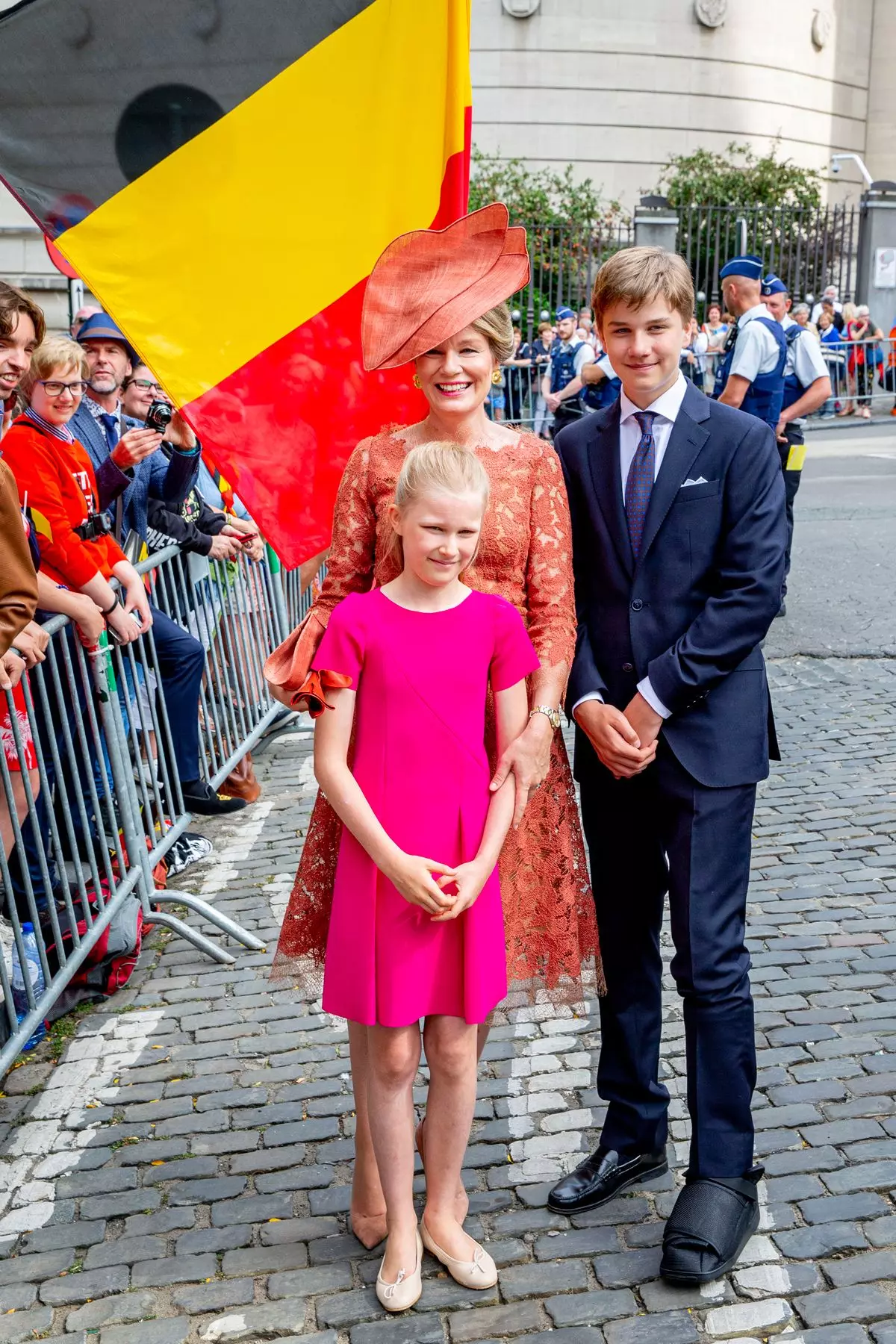 Belgiýanyň şalary, Belgiýanyň milli güni, Belgiýanyň şalary Milli güni belleýärler, Belgiýanyň şalary alty ýyllyk hökümdarlygyny belleýärler, Belgiýanyň şalary Milli güni belleýär, Belgiýanyň Felipe we Matilde tagtynda alty ýyl belleýär , Şazada iselizaweta, şazada Gabriel, şazada Manuel, şazada Elonore