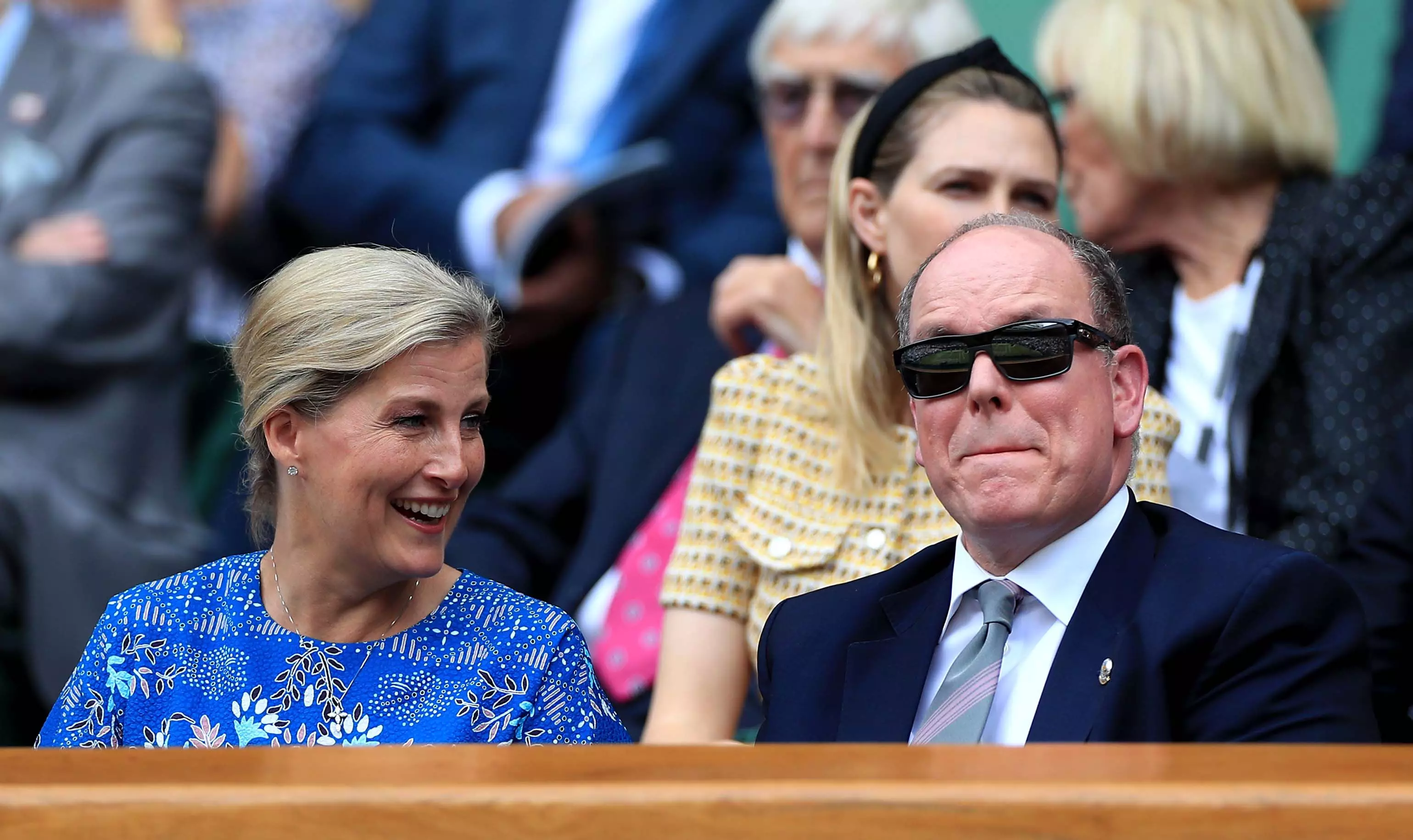 ALBERTO DE MÔNACO EM WIMBLEDON