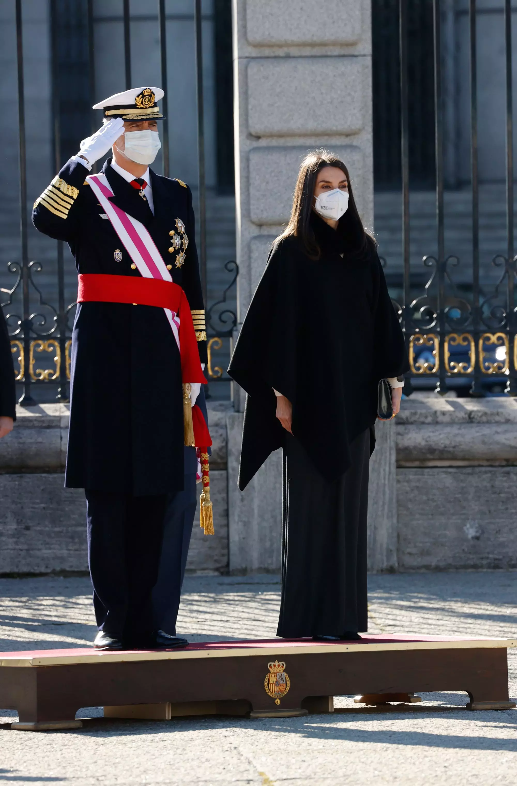 Koningin Letizia en haar voorkoms vir Militêre Paasfees 2021