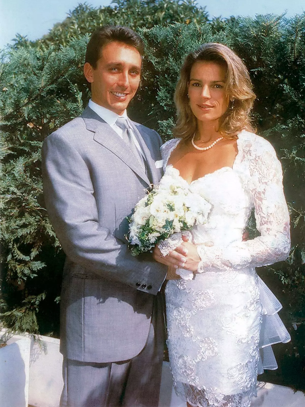 摩納哥的斯蒂芬妮和丹尼爾·杜克魯特的婚禮