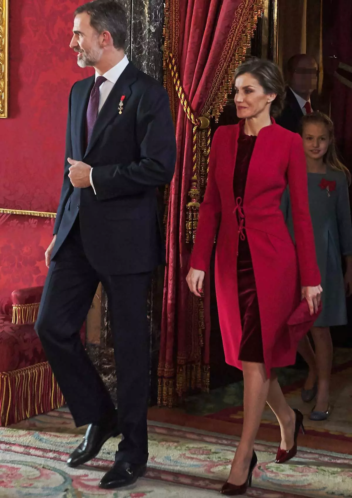 Ao longo de 2018, a raíña Letizia apostou por looks nos que o vermello foi o gran protagonista. Amosámosche por que o 'vermello' é o favorito da muller de Felipe VI.