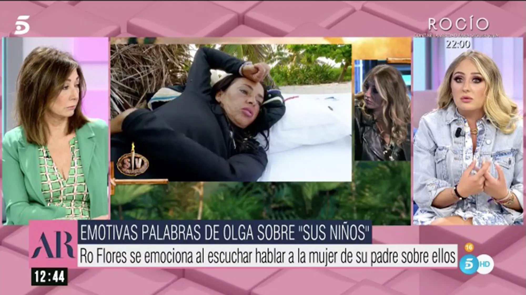 Rocío Flores 'Survivers' ۾ اولگا مورينو ۽ گيانمارڪو جي وچ ۾ بيوقوف بڻائڻ تي رد عمل ظاهر ڪري ٿو