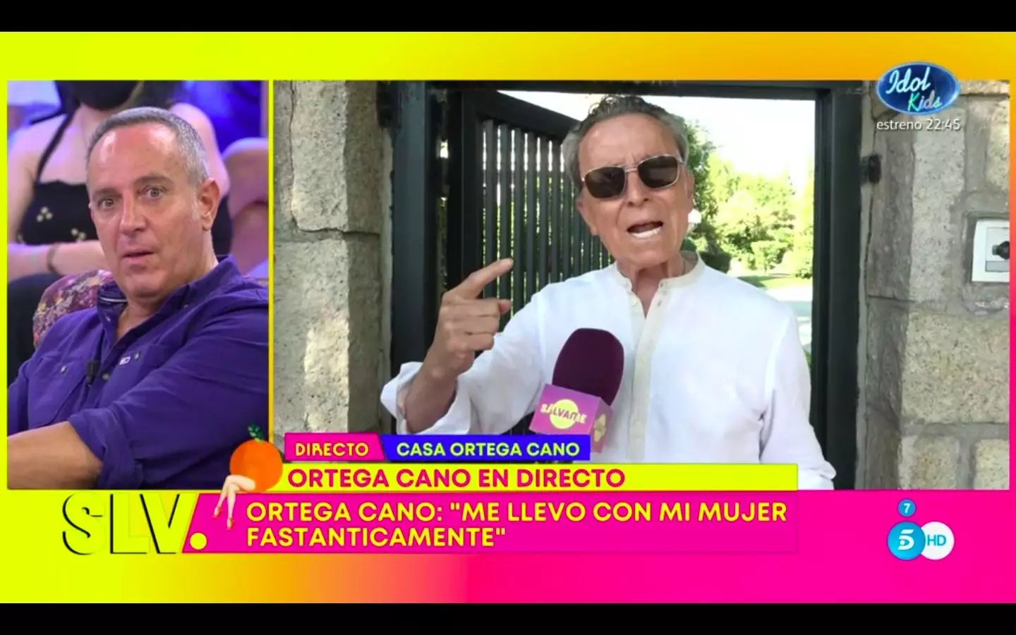 José Ortega Cano dia niaiky fa leo tamin'ny Telecinco