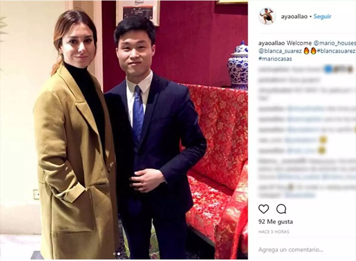 Blanca Suárez u restoranu u Madridu