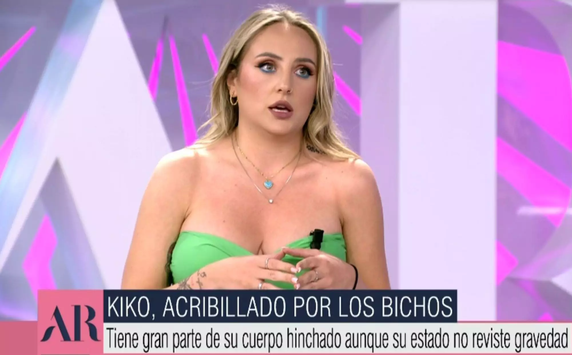 La filino de Rocío Carrasco en senbredna verda robo en la revuo Telecinco