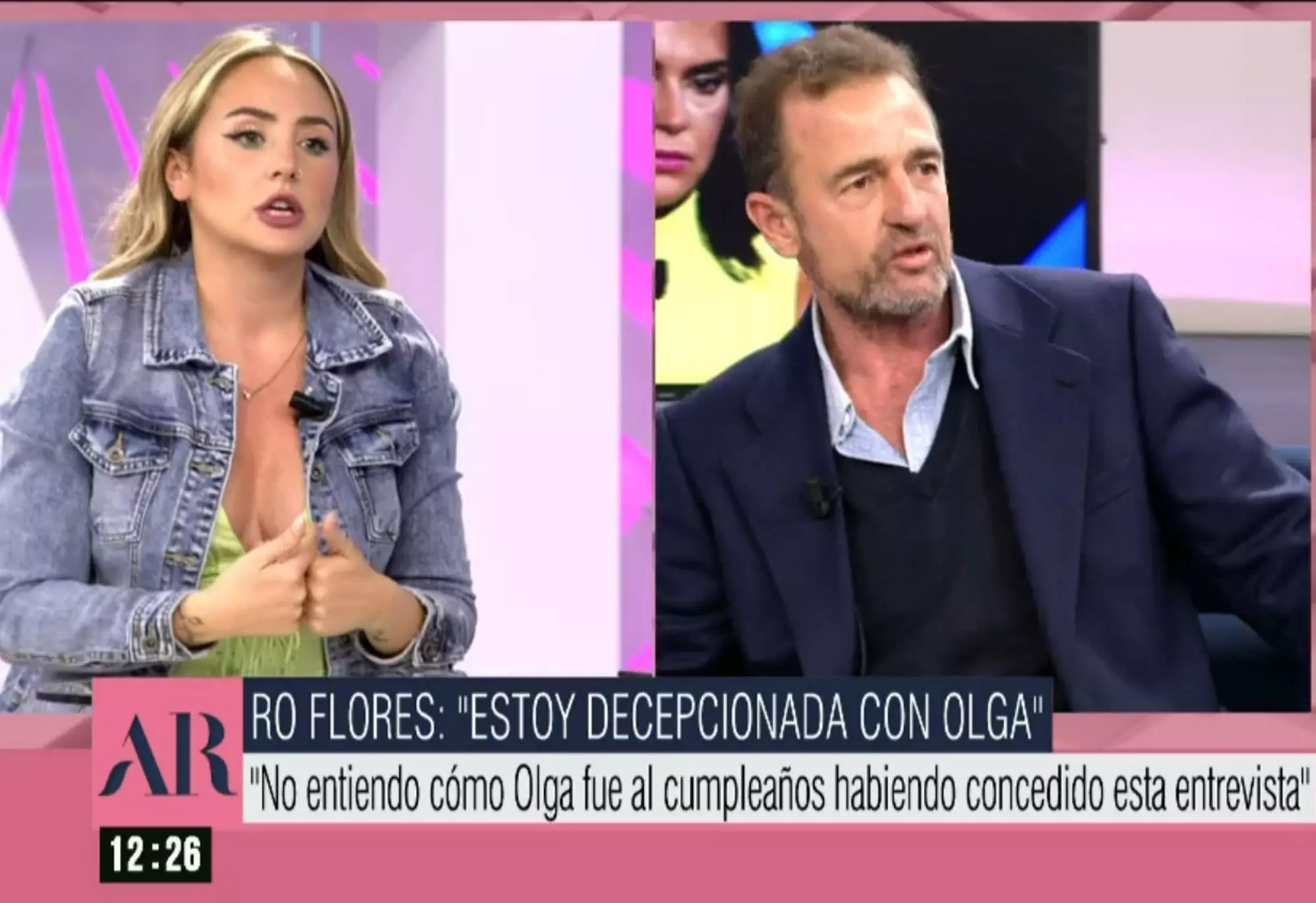 bendradarbiai susiduria vienas su kitu „ana rosa programoje“