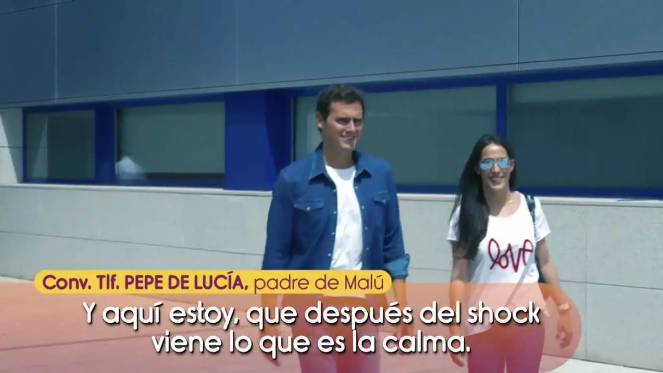 Albert Rivera, Malú, Pepe de Lucía, Pepe de Lucía meteng Malú, Pepe de Lucía reaksi kanggo meteng Malú, Pepe de Lucía babagan meteng putri