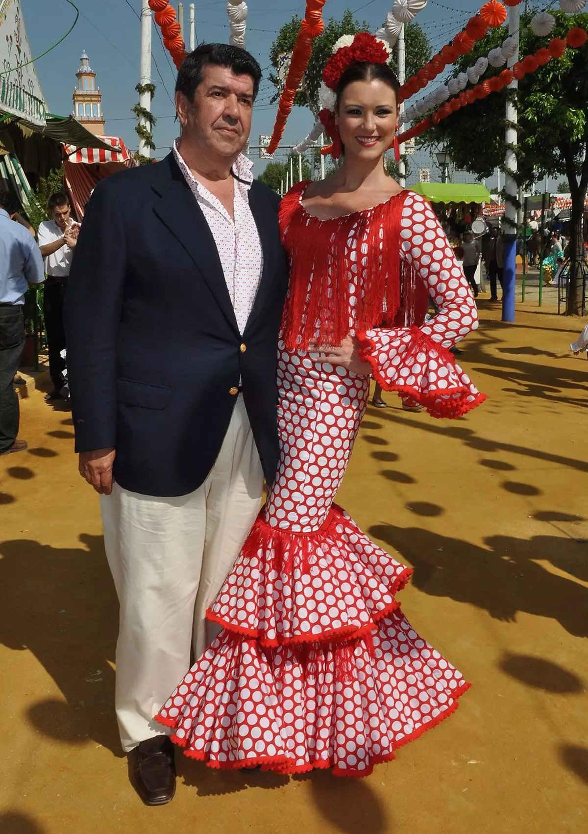 María Jesús Ruiz และ Gil Silgado ที่งานเดือนเมษายน 2013