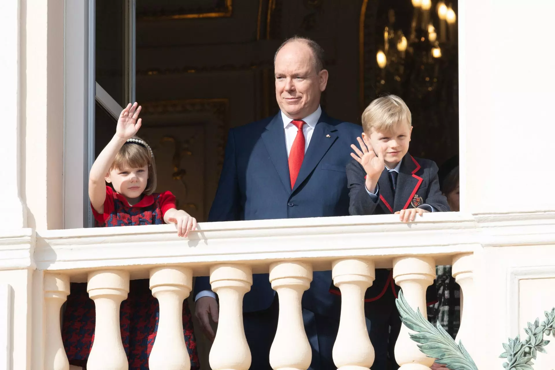 Albert de Monaco și copiii săi