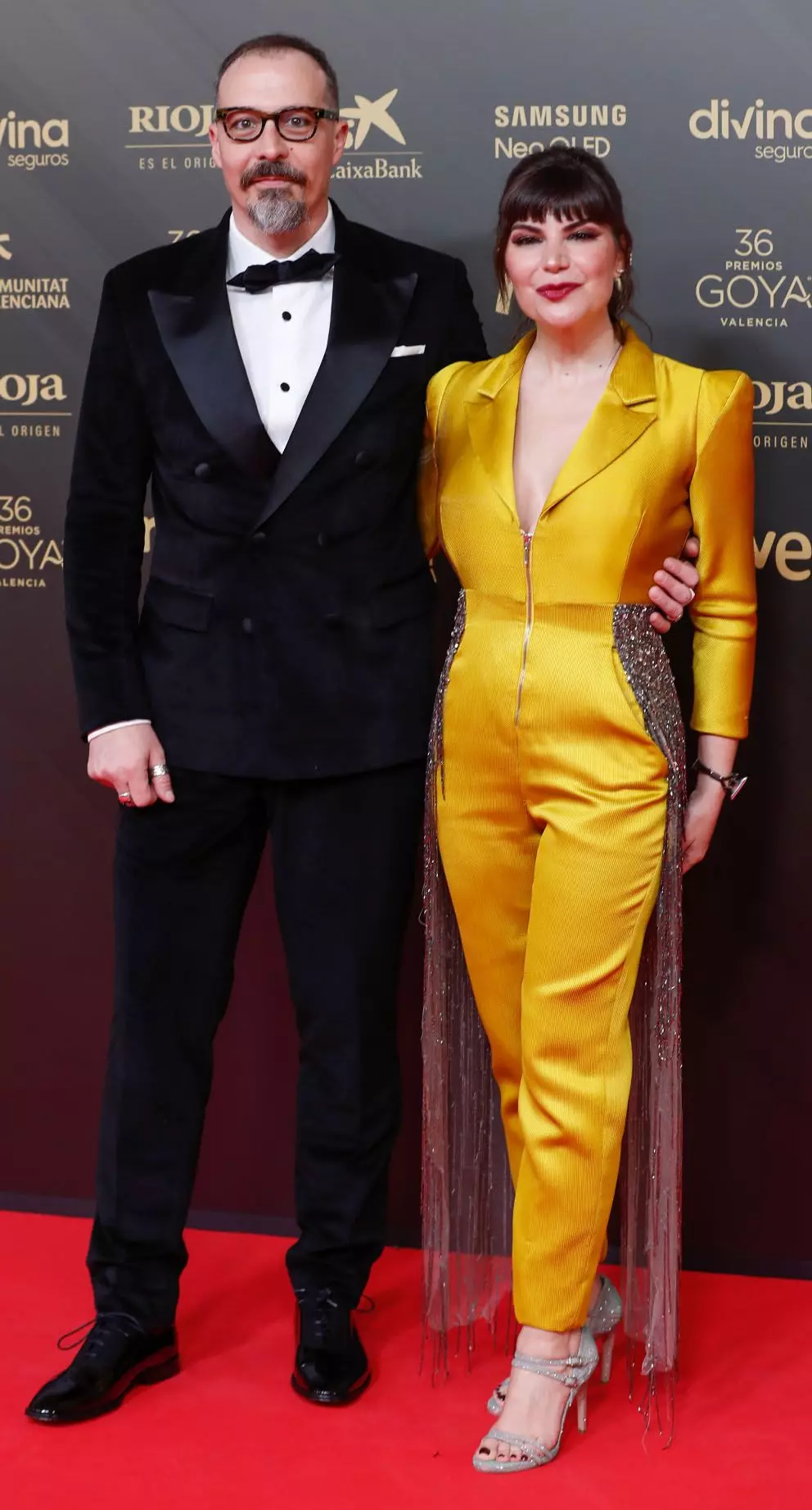 fele martinez และ monica regueiro ที่ goya Awards 2022