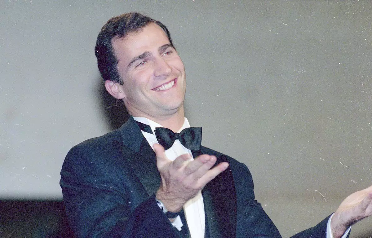 Il principe Felipe nel 2000, ai Goya Awards.