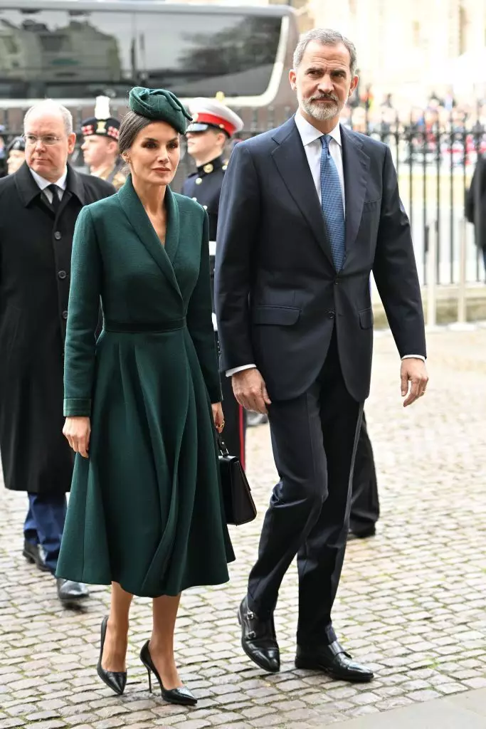 The King and Queen at Thanksgiving Mass for the Duke and Duchess of Edinburgh