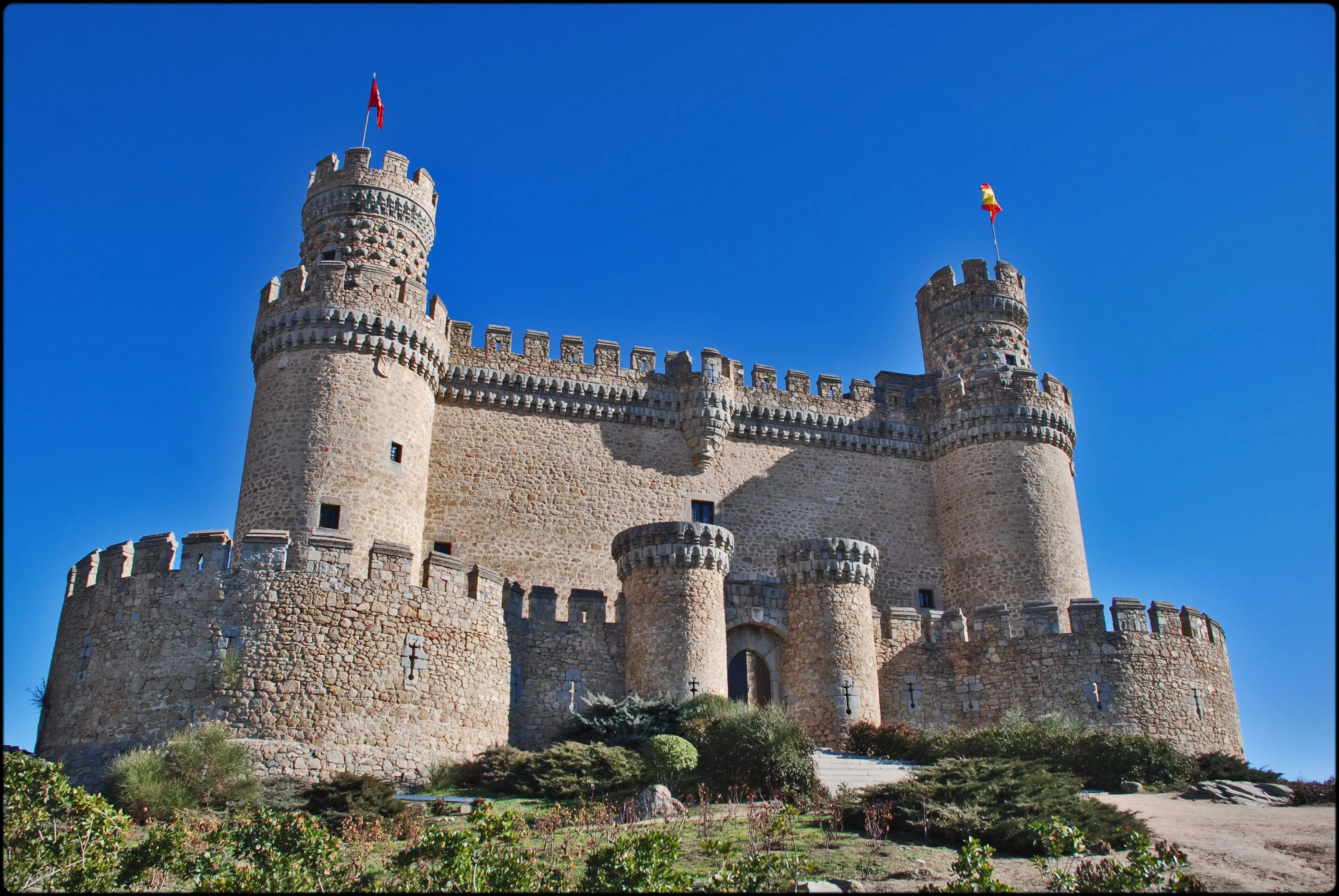 kastell ta manzanares real madrid spanja