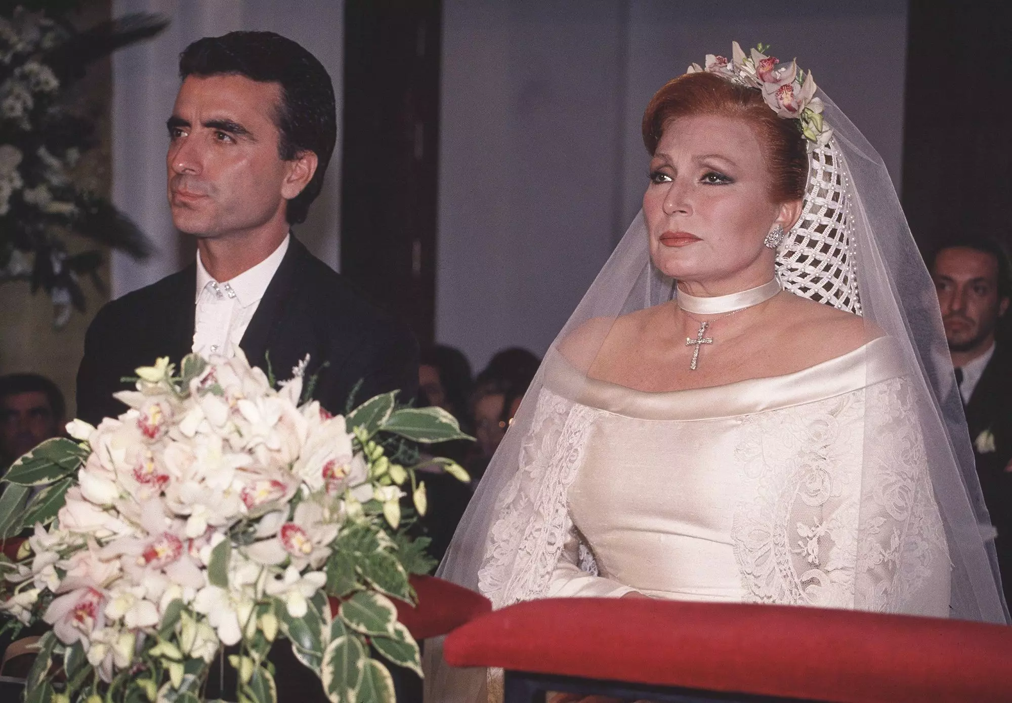 wedding of Rocío Jurado and Ortega Cano on February 17, 1996