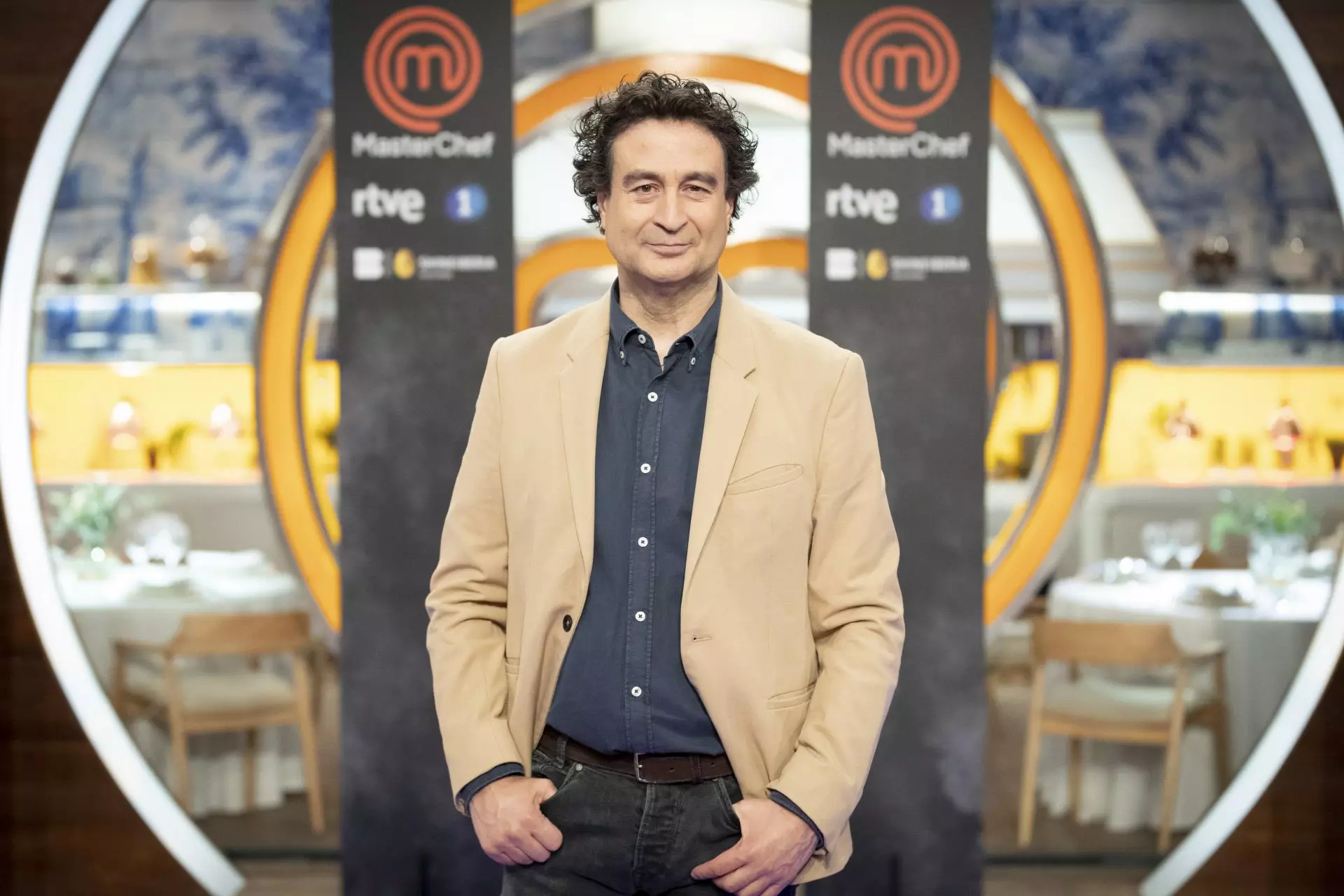 kuhar pepe rodríguez na foto pozivu za prezentaciju TV emisije masterchef sezona 10 u madridu u četvrtak, 7. travnja 2022.