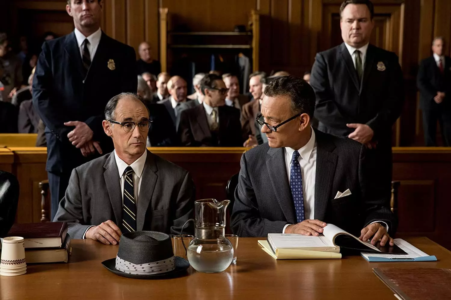 'bridge of spies' 2015, with tom hanks and mark rylance