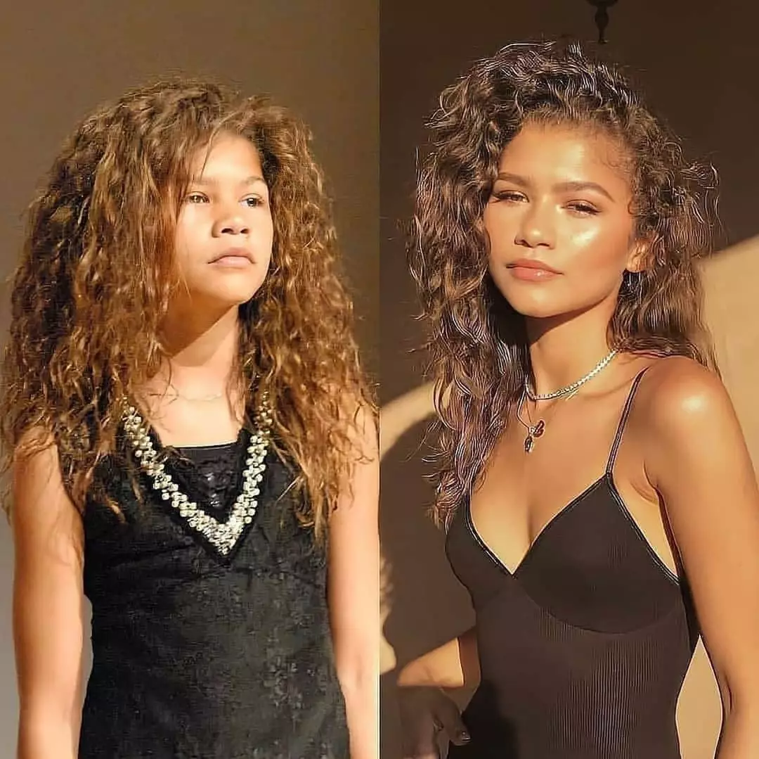 Zendaya dia mitovy amin'ny fony izy mbola kely ary ireo sary ireo dia manaporofo izany