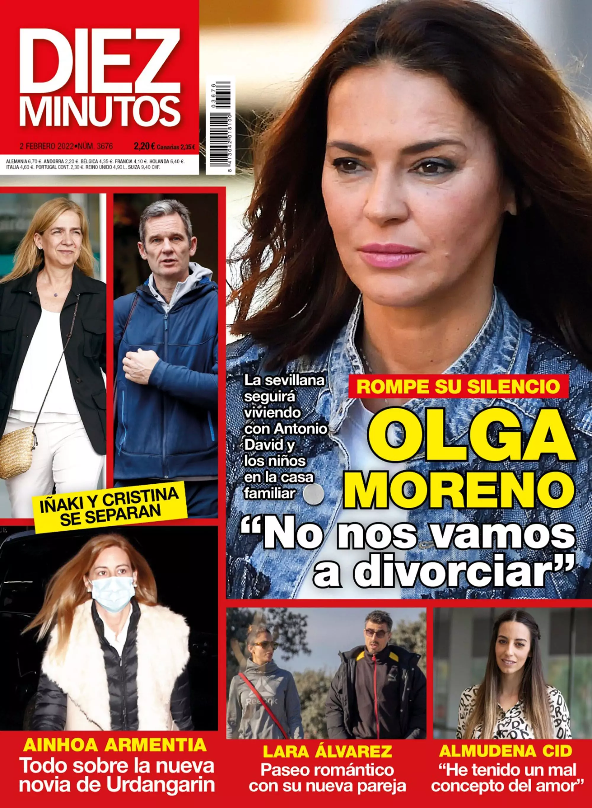 descubra os temas da nossa revista como a separação da infanta cristina e iñaki urdangarin lara Álvarez ou almudena cid