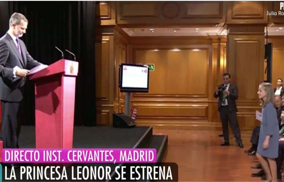 Pidato pertama Putri Asturias
