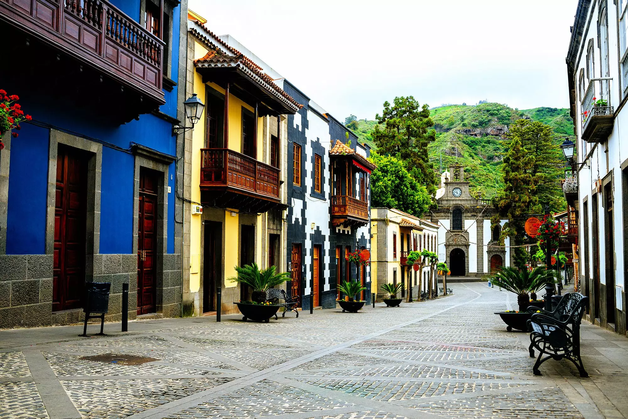 calle de teror, vila de gran canaria