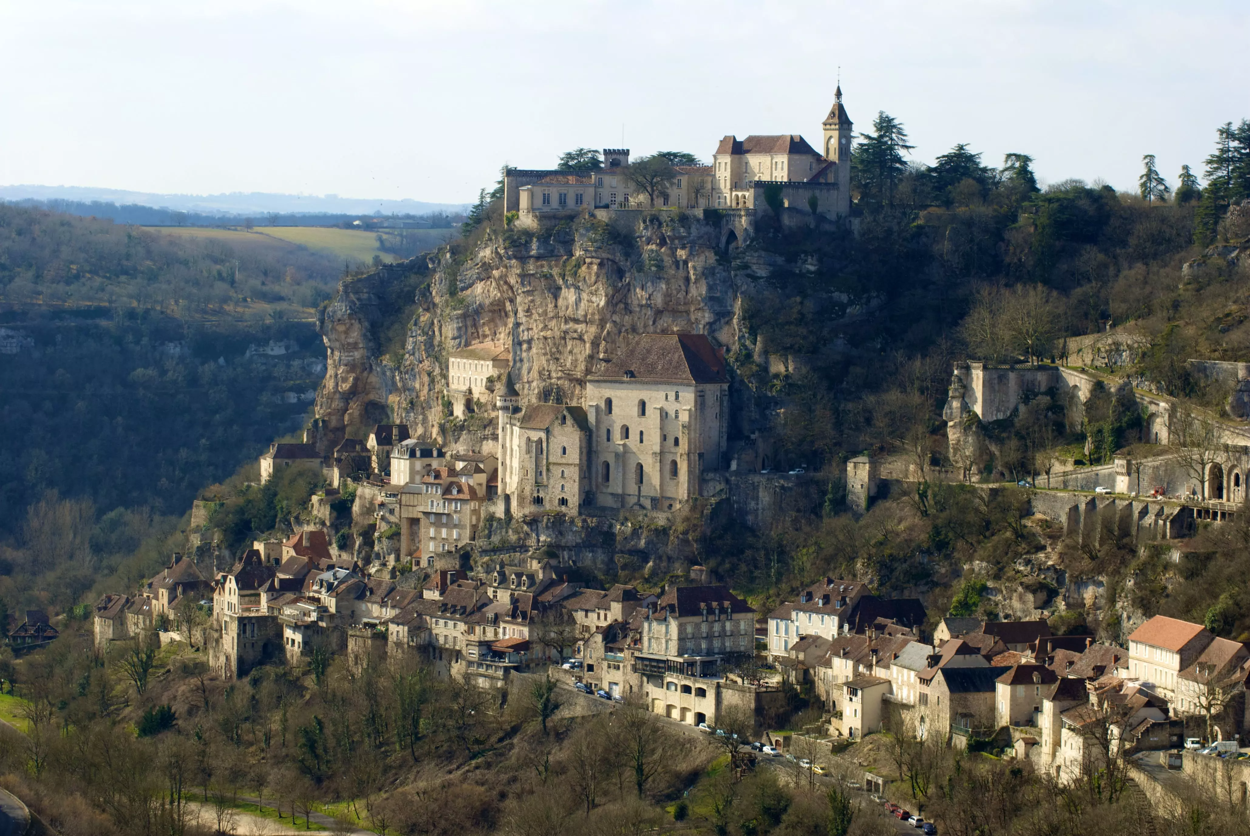 ទីក្រុង Rocamadour មជ្ឈិមសម័យ