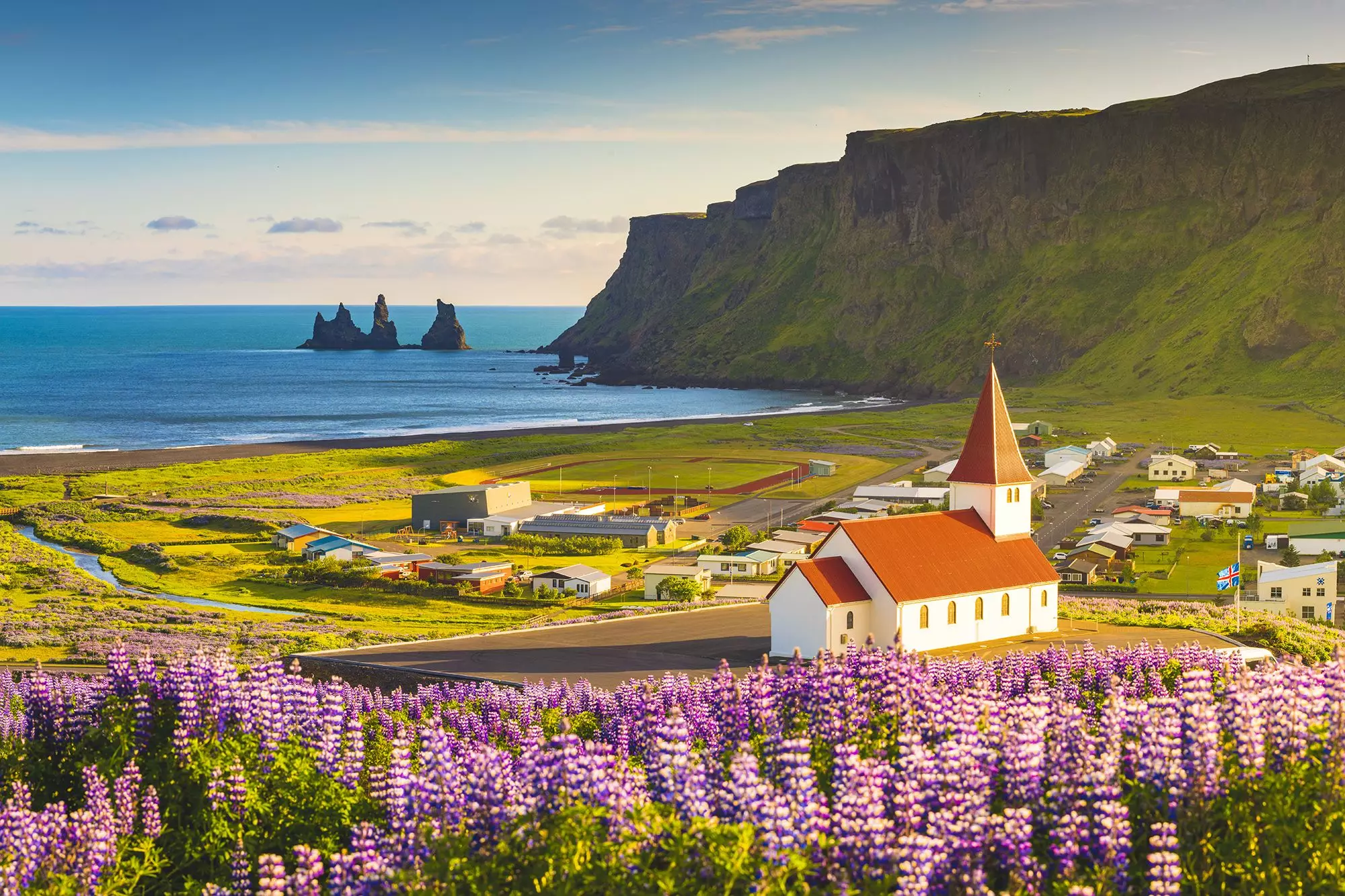 I-Vik i-myrdal village, e-Iceland