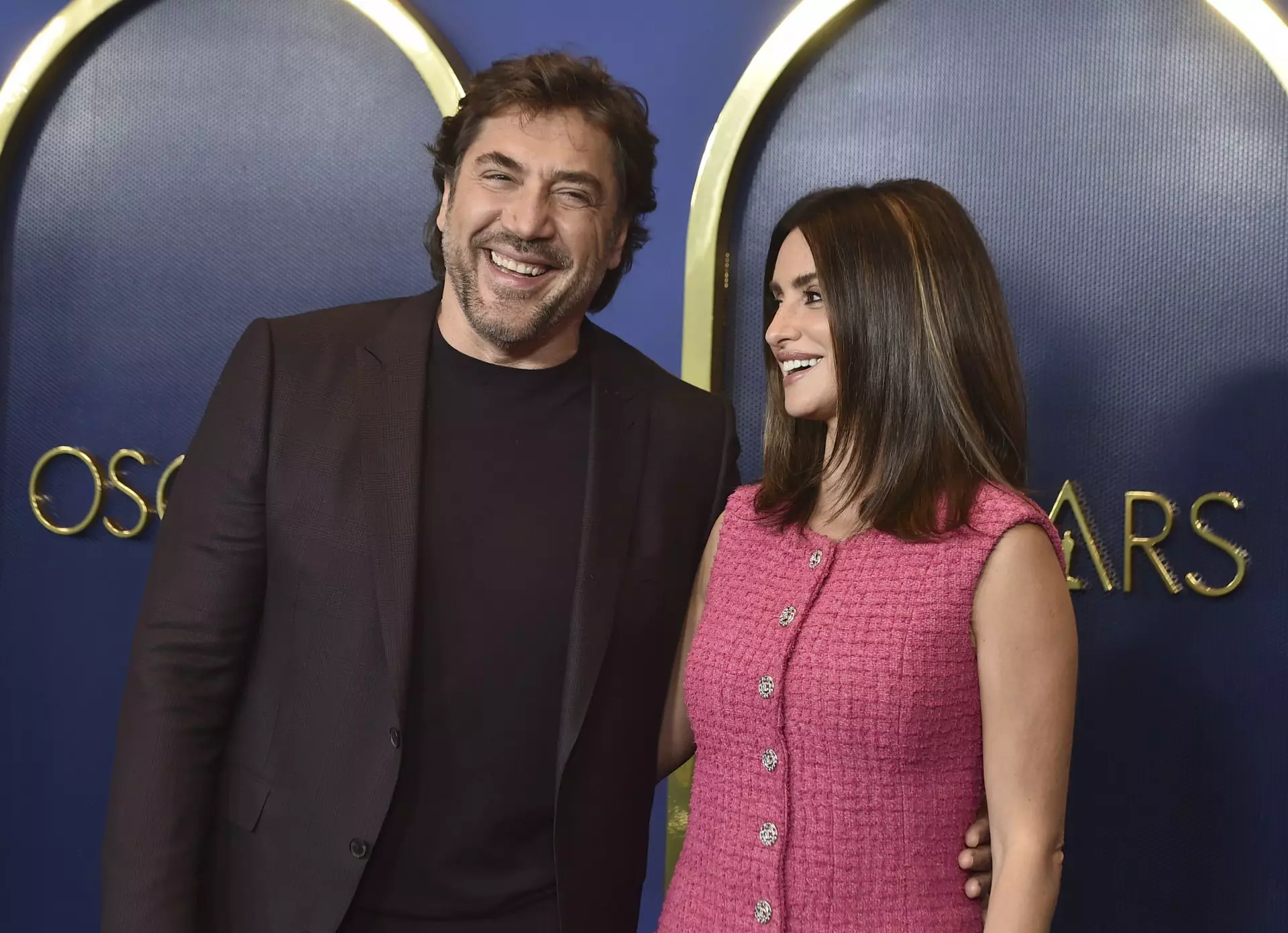 Penelope Cruz og Javier Bardem á Óskarsverðlaunahátíðinni