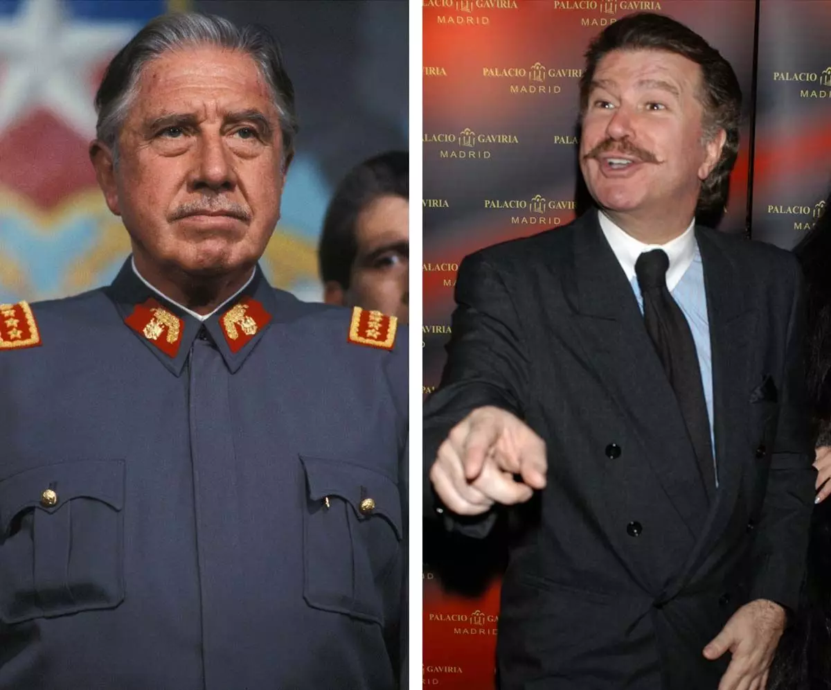 photomontage ti mustache ati gbogbo augusto pinochet