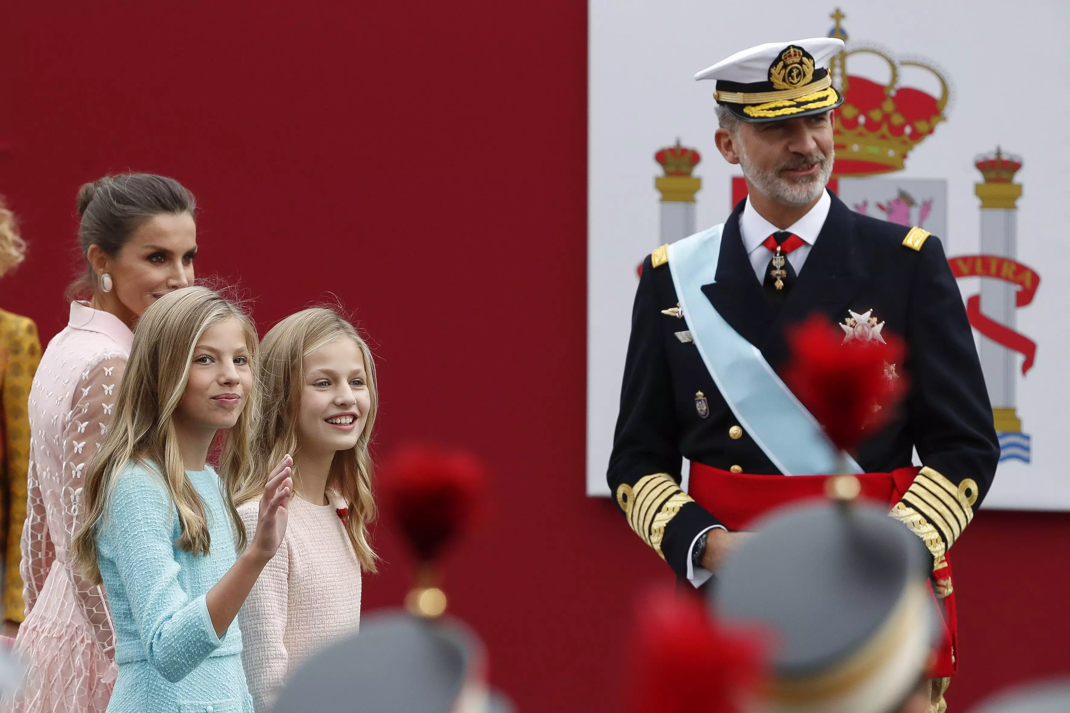 Leonor e Sofía, Reis de España, Día da Hispanidade