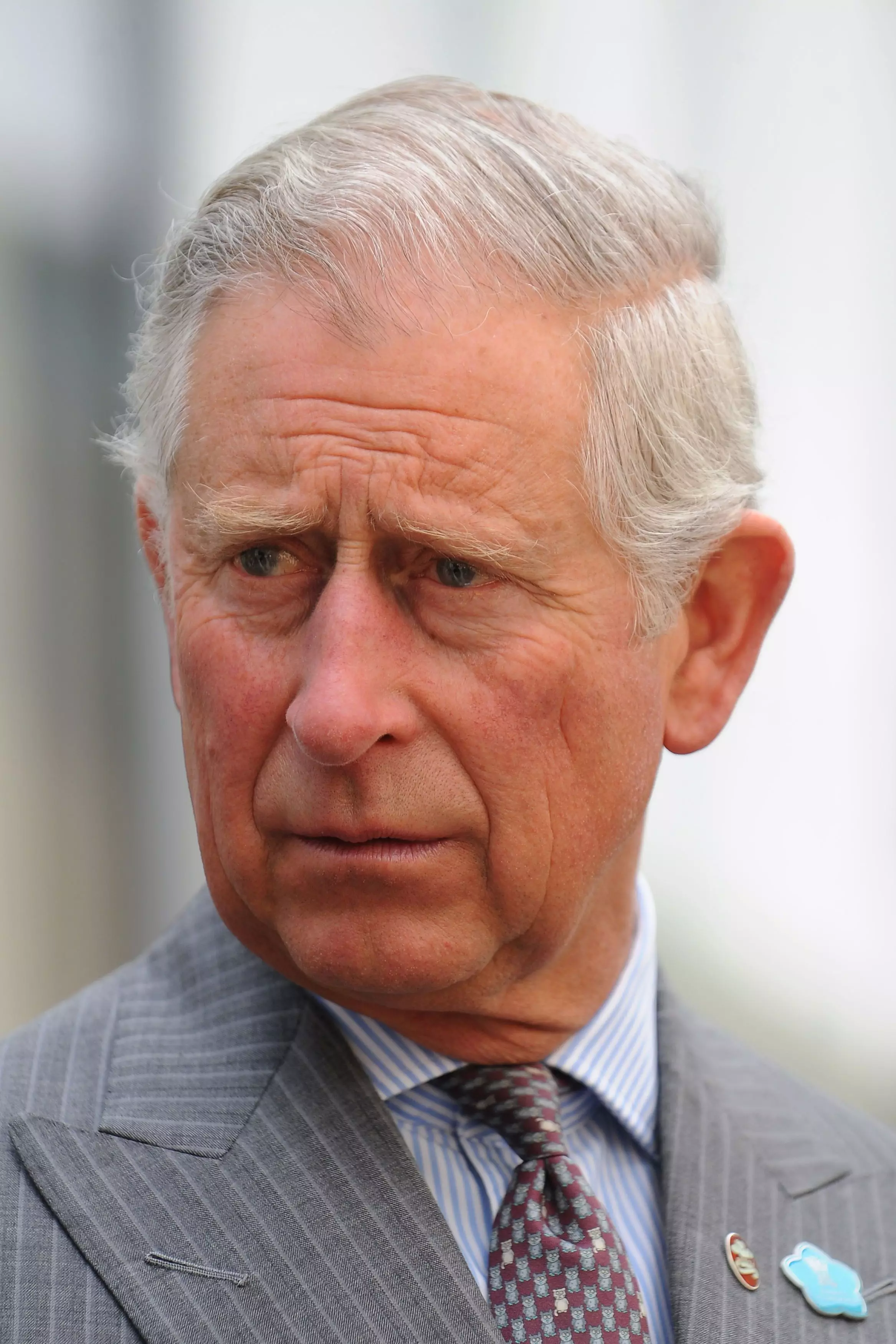 Prince Charles photographed in close-up