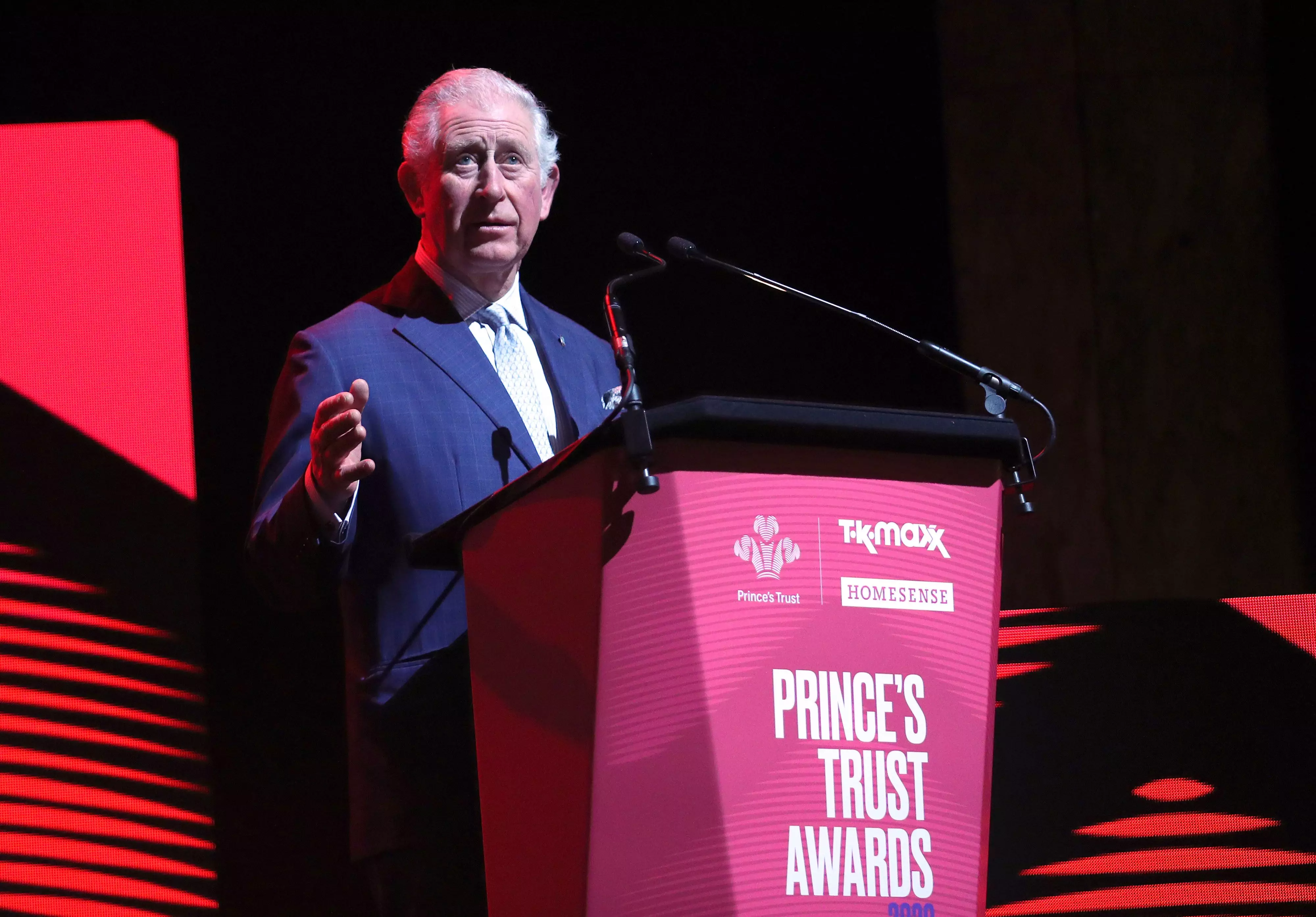 prince charles giving a speech at princes trust