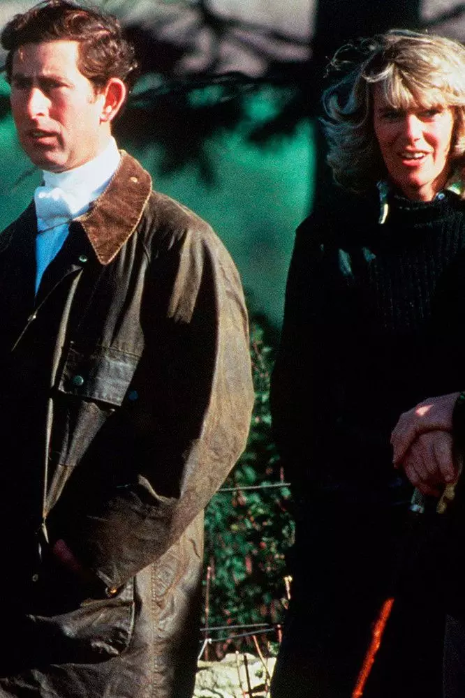 Camilla Parker and Prince Charles photographed walking