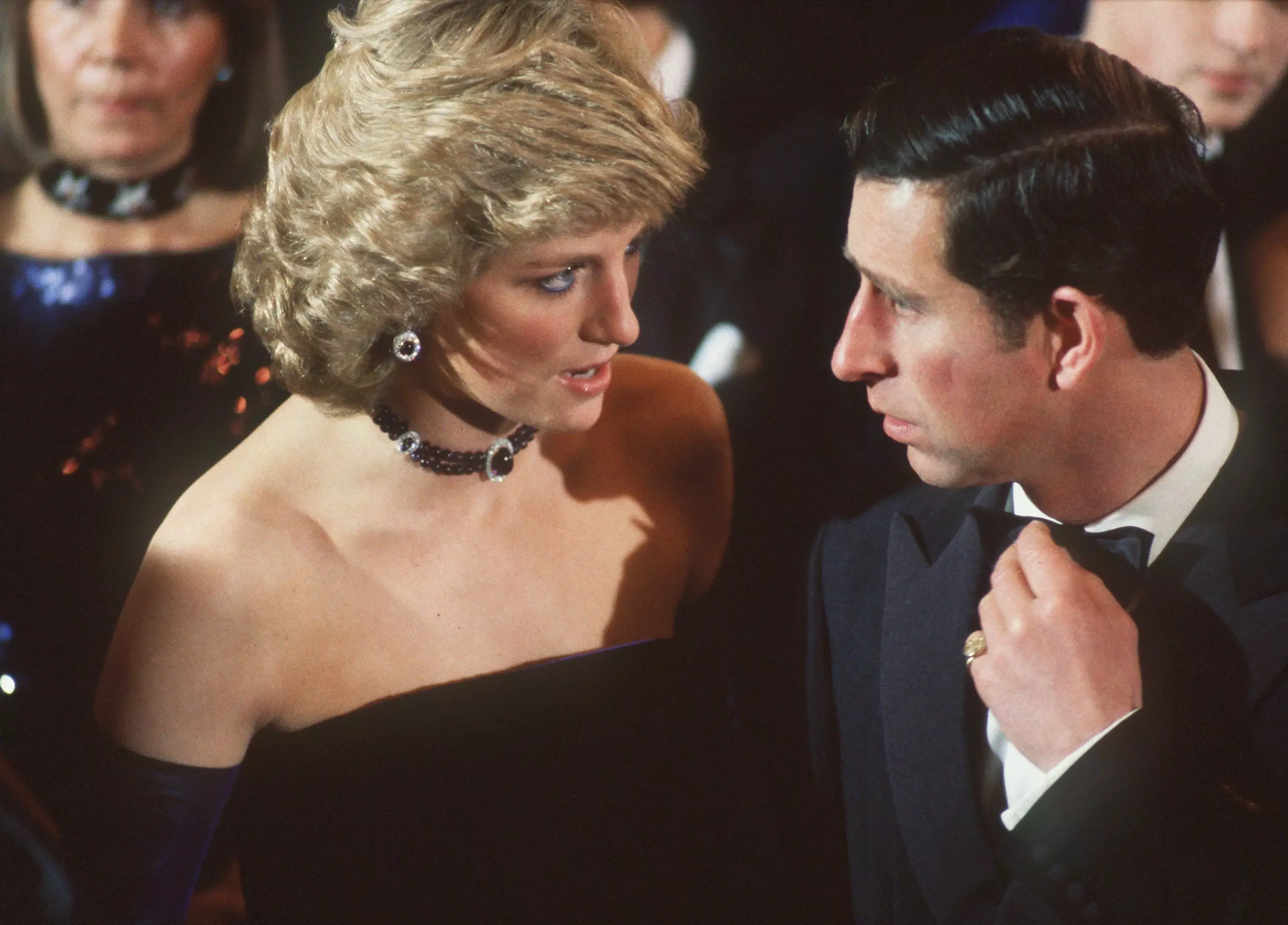 princess diana and prince charles at the opera in munich