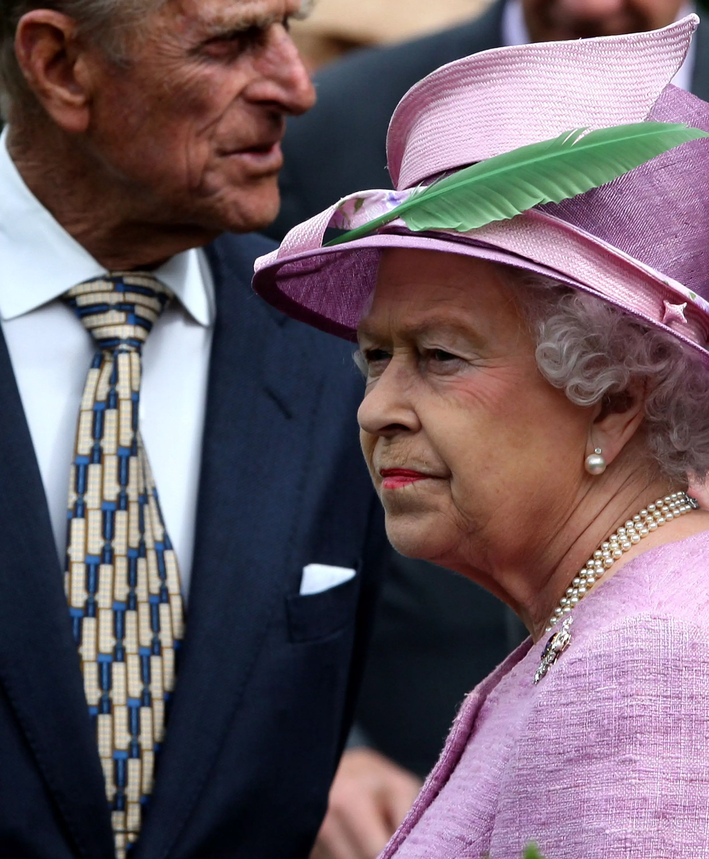 drottning Elizabeth II och hertigen av edinburgh