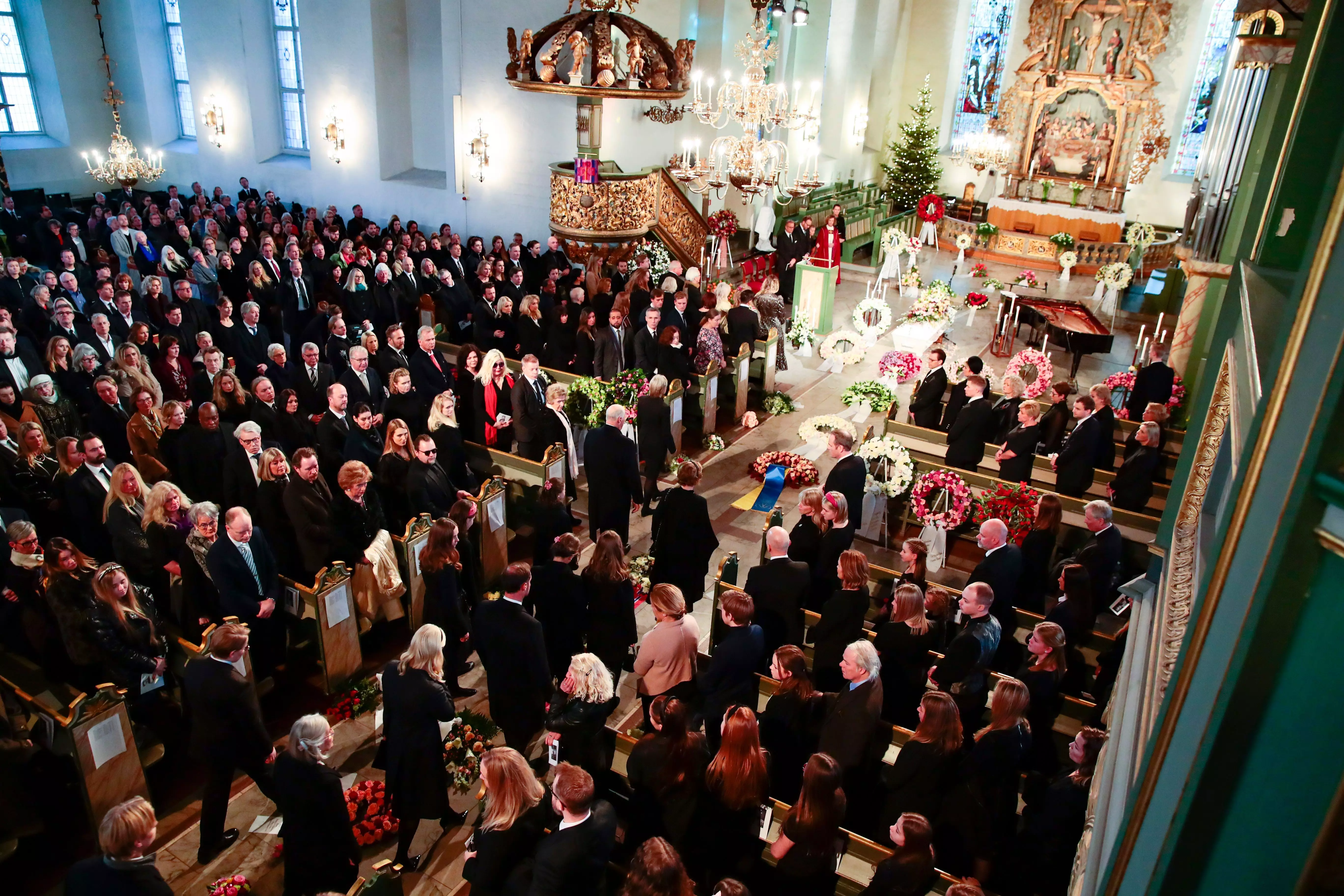 Il funerale di Ari Behn a Oslo