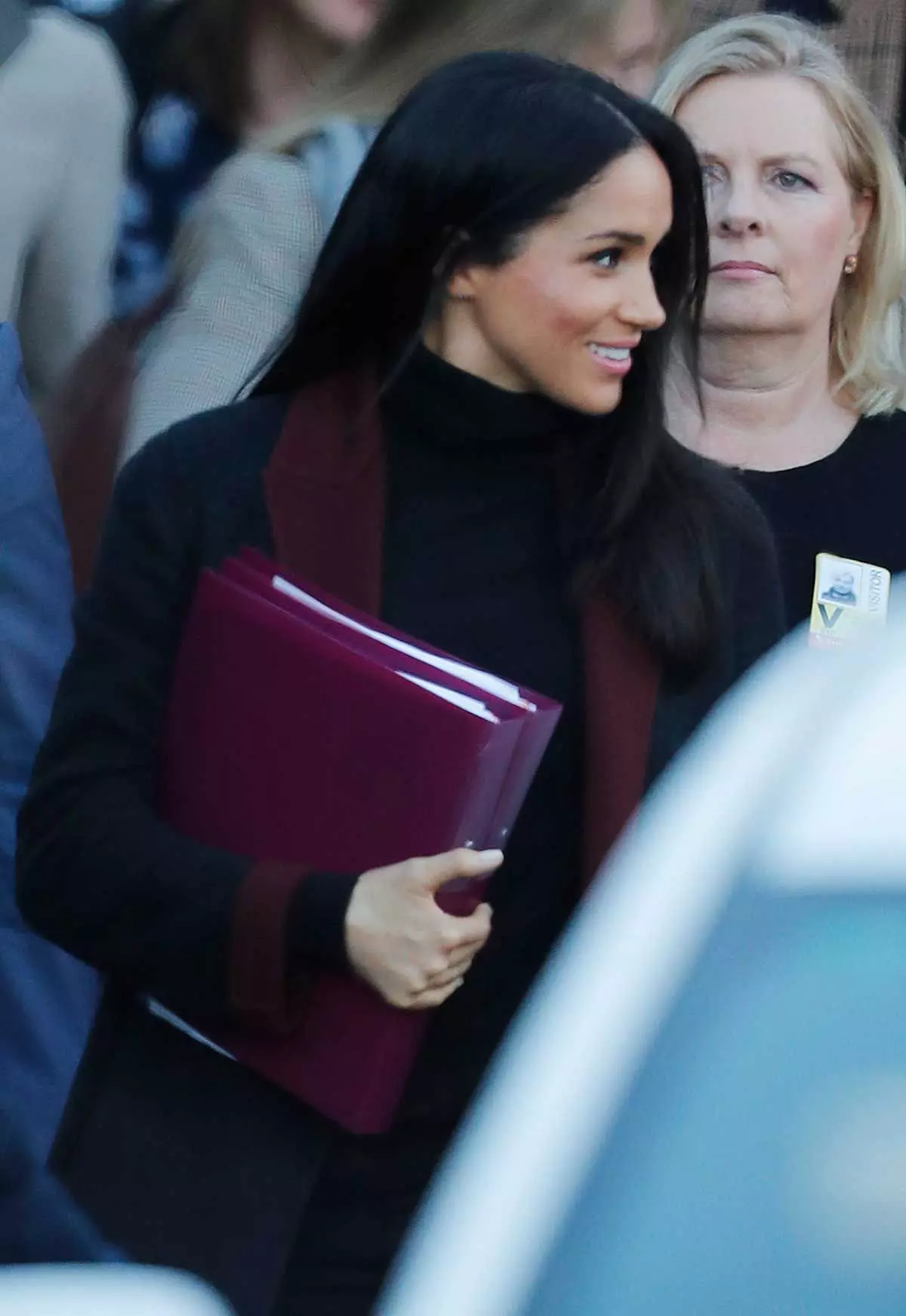 Hin ólétta Meghan Markle lendir í Sydney í Ástralíu