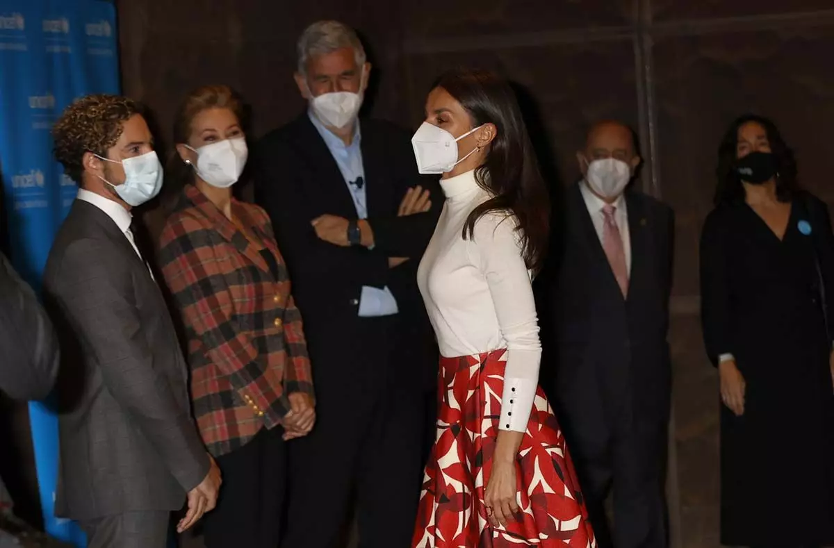 reġina letizia waqt il-75 anniversarju tal-fondazzjoni unicef